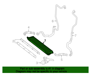 2007-2021 Mercedes-Benz Oil Cooler 221-500-07-00 | MB OEM Parts
