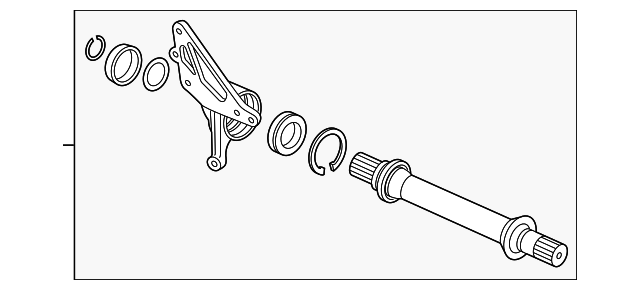 Shaft Assembly Half 44500-TYA-A00 | OEM Parts Online