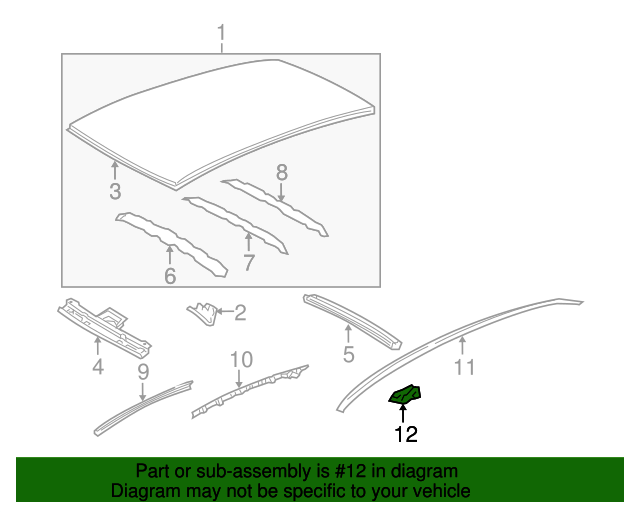 Drip Molding Retainer Clip - Toyota (75561-52040) | Olathe Toyota