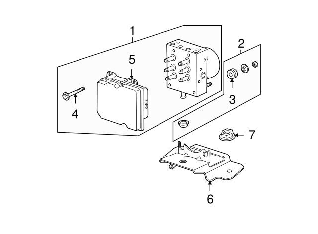 2012-2017 GM Electronic Brake and Traction Control Module 20761339 ...