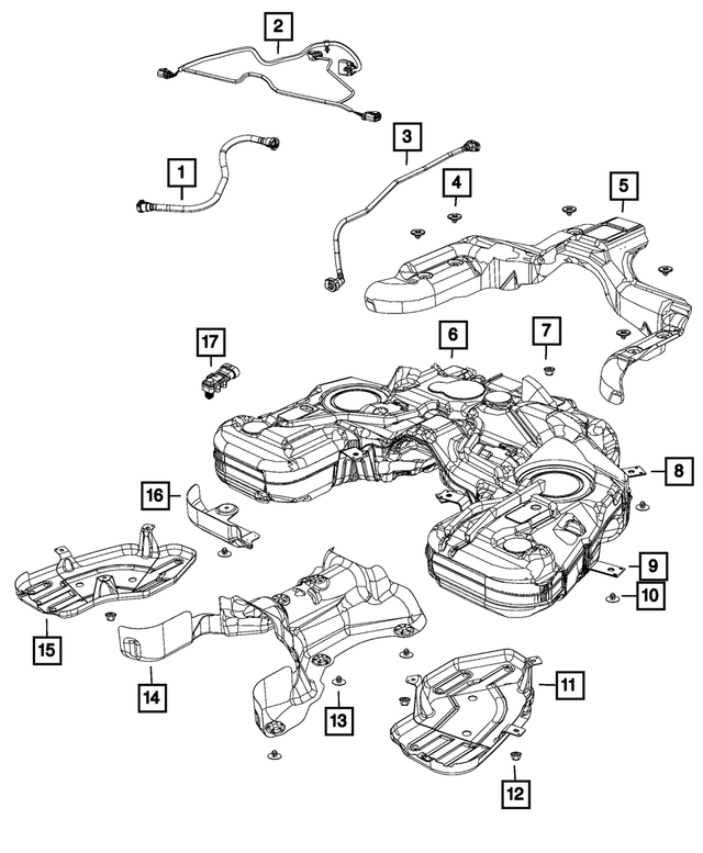 2011 Mopar Fuel Tank 68140733AA | My Mopar Parts