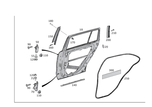 Rear Doors for 2015 Mercedes-Benz GL 350 | Mercedes-Benz USA Parts