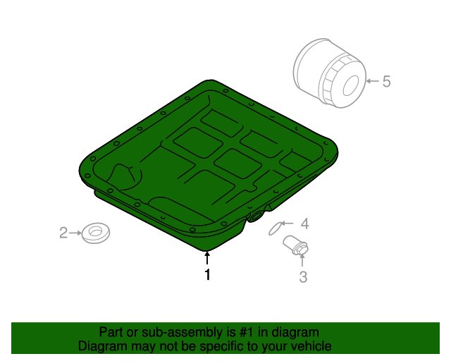 31390AA140 - Trans Pan - 2010-2014 Subaru | World OEM Parts Subaru