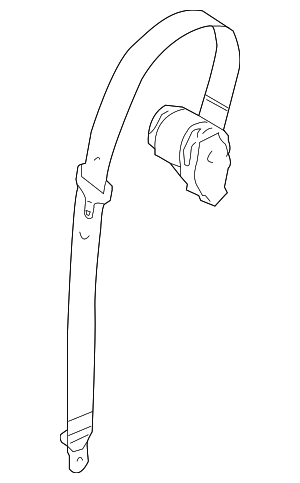 Genuine OEM Center Belt Assembly Part# LR019617 Fits 2003-2012 Land ...