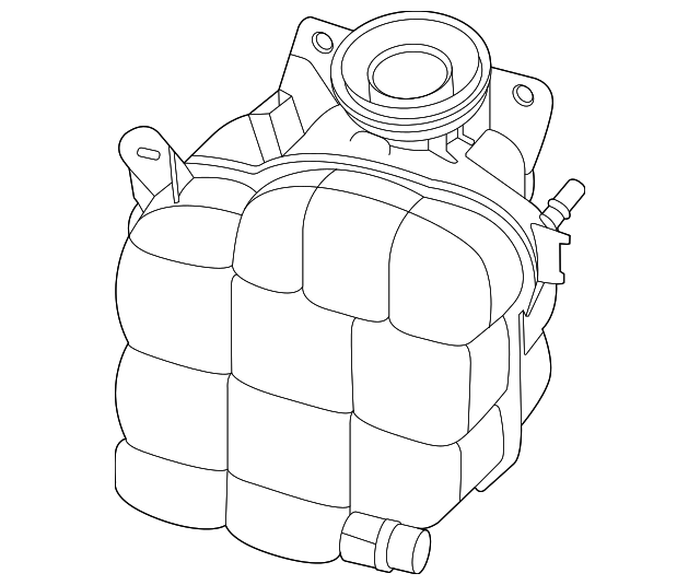 2020-2023 Porsche Taycan Engine Coolant Reservoir 9J1-121-407-A ...