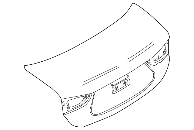 2018-2021 Mazda 6 Trunk Lid GBY0-52-61X | RealMazdaParts.com