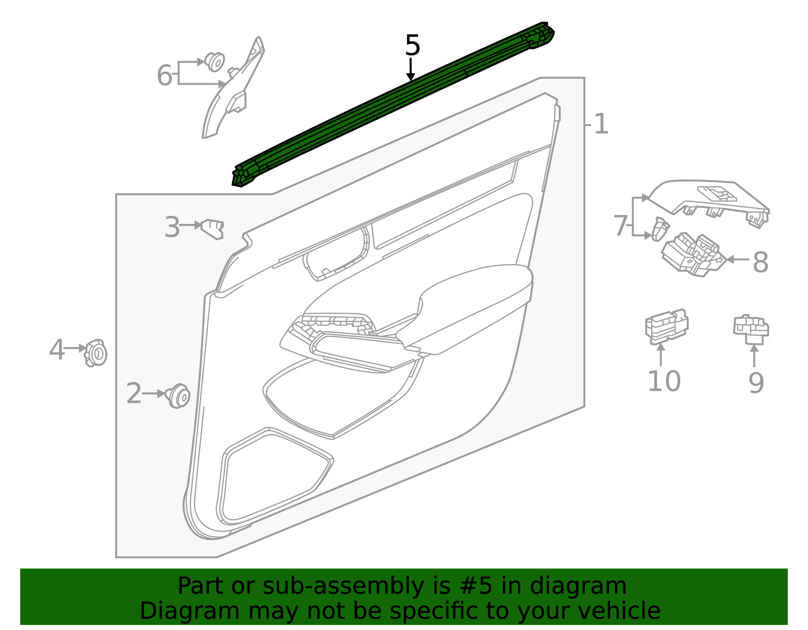 72335-T20-A01 - Belt Weather-Strip 2022-2025 Honda Civic | Honda Parts ...