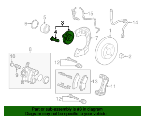 2012-2022 GM Wheel Hub and Bearing Assembly 13588470 GM | GMPartsDirect.com