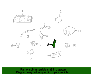 221-821-53-51 - Switch Assembly 2010-2014 Mercedes-Benz | Mercedes-Benz ...