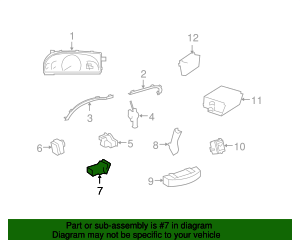 221-540-14-45 - Electronic Parking Brake Control Switch 2007-2021 ...
