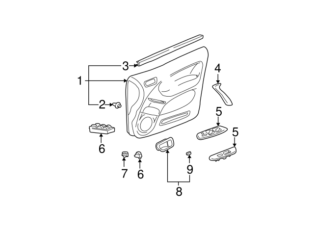 74232-42080-B0 - Armrest Base - 2001-2003 Toyota RAV4 | OEM Genuine ...