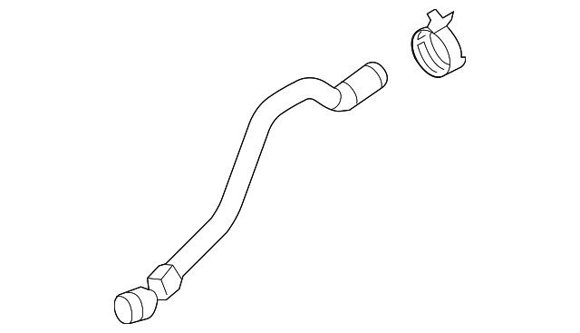 17127627102 - 2012-2016 BMW Radiator Coolant Hose (17-12-7-627-102 ...