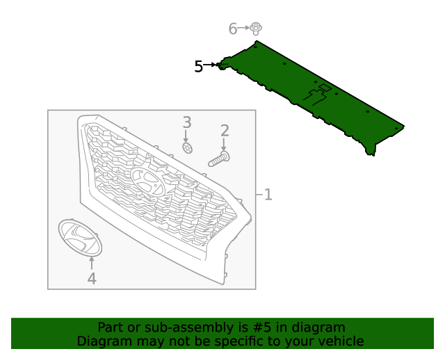 2020-2022 Hyundai Palisade Sight Shield 86391-S8000 | OEM Parts Online