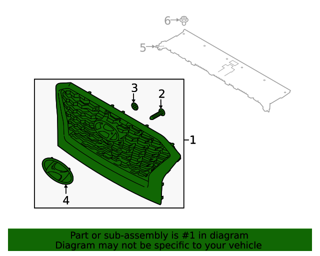 86350-S8BA0 - Grille - 2021-2022 Hyundai Palisade | World OEM Parts Hyundai