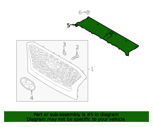 2020-2022 Hyundai Palisade Radiator Support Access Cover 86391-S8000 ...