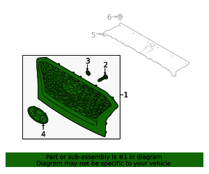 2021-2022 Hyundai Palisade Lower Grille 86530-S8BA0 | OEM Parts Online