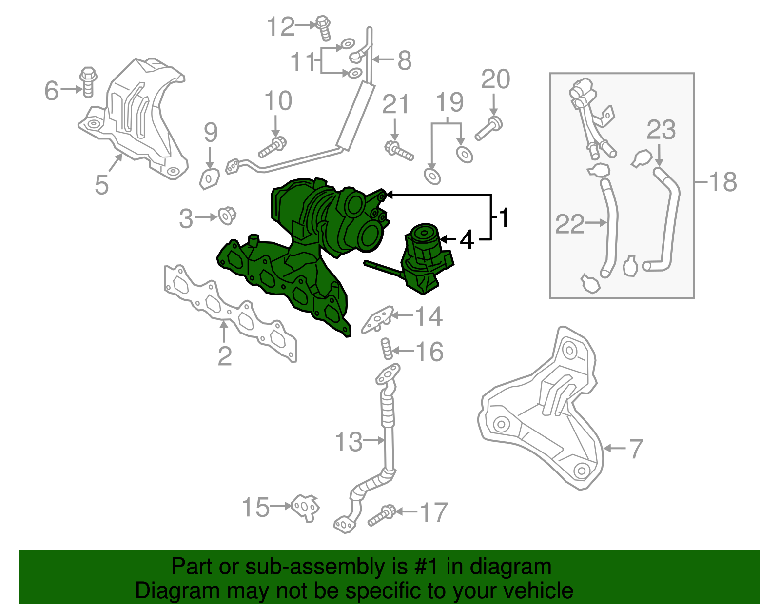2016-2018 Hyundai Tucson Turbocharger 28231-2B760 | OEM Parts Online