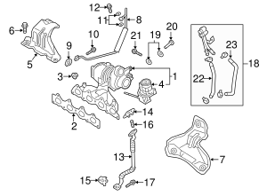 Genuine Turbocharger for 2016-2018 Hyundai Tucson | Part# 28231-2B760 ...
