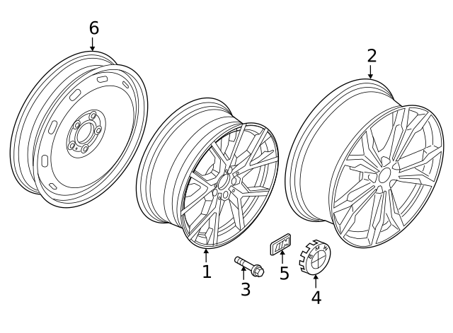 36-11-8-092-356 - Wheel, Alloy 2020-2024 BMW | Genuine BMW Parts