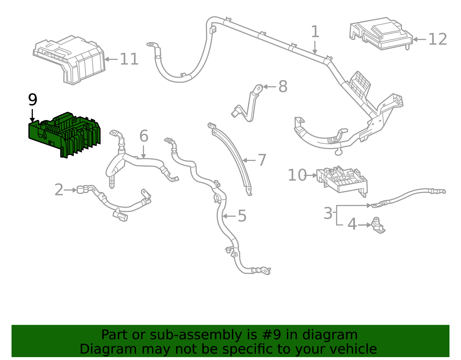 84646134 - Underhood Battery Distribution Fuse Block 2019-2025 GM | GM ...