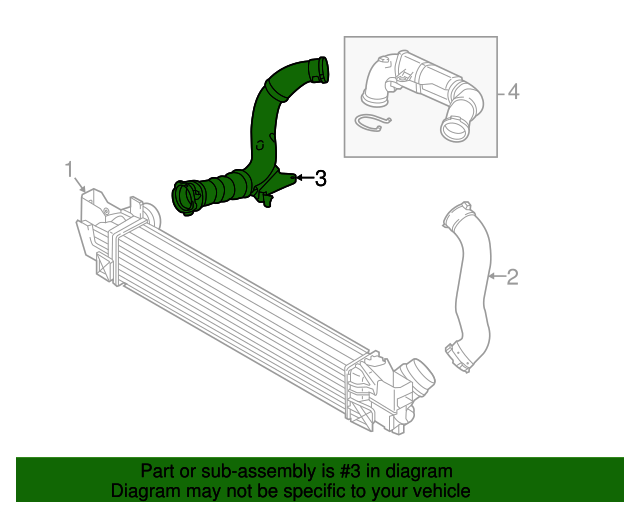 13718616212 - 2016-2019 BMW Air Outlet Tube (13-71-8-616-212) | BMW of ...