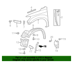 47749-08010 - Liner Extension Retainer 2007-2022 Toyota | Longo Toyota ...