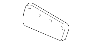 53851-0C050 - Pad, Front Wheel Opening Extension, Right 2008-2022 ...