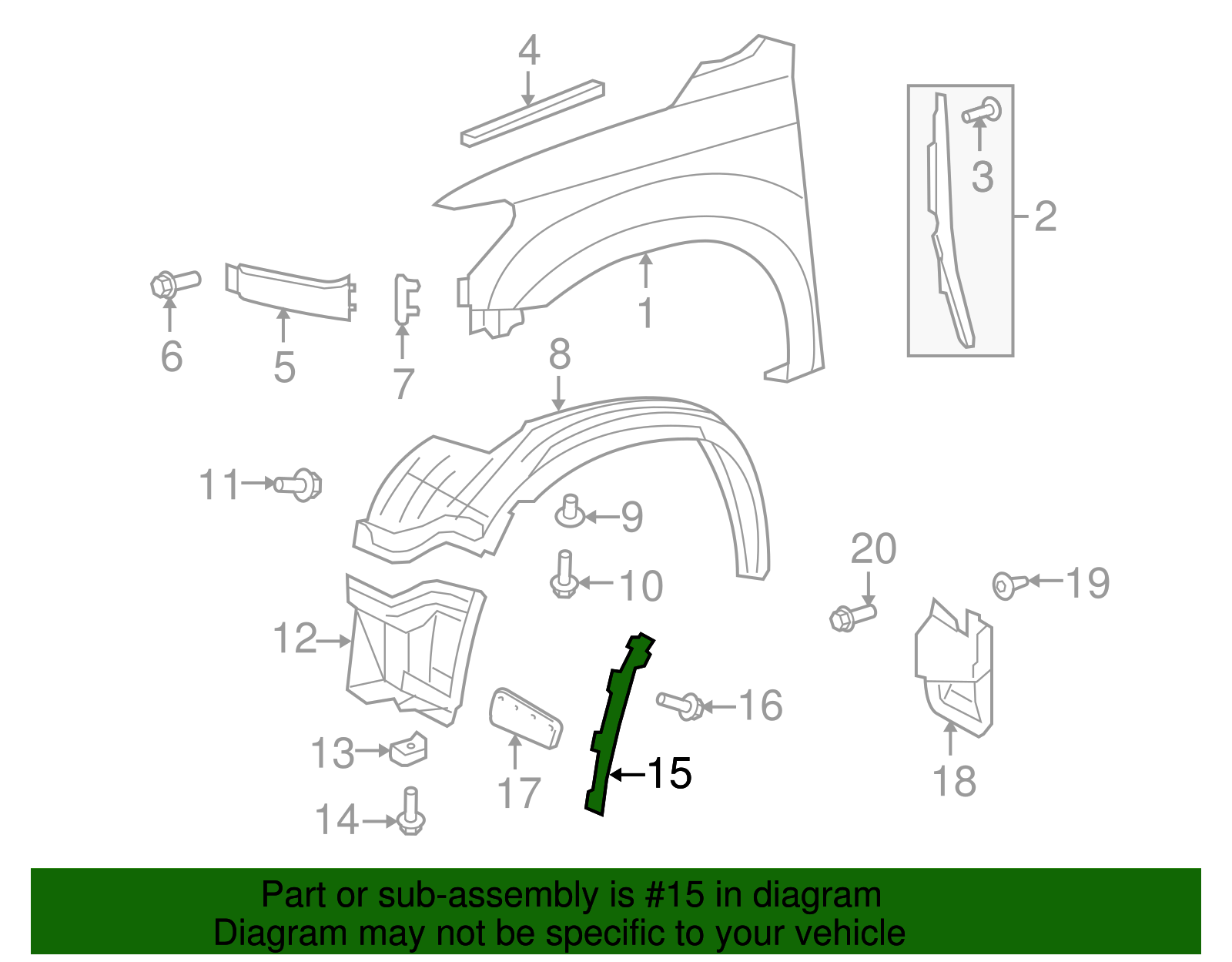 OEM 2008-2022 Toyota Sequoia Liner Extension Bracket Part # 53878-0C040 ...