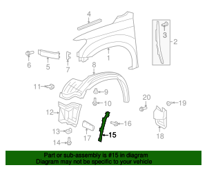 OEM 2008-2022 Toyota Sequoia Liner Extension Bracket Part # 53878-0C040 ...