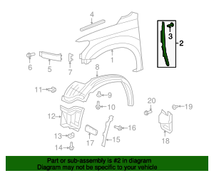 2007-2022 Toyota Rear Seal 53827-0C010 | Toyota Parts Center