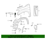 2007-2022 Toyota Extension Panel Guard 53935-0C010 | Toyota Parts Center