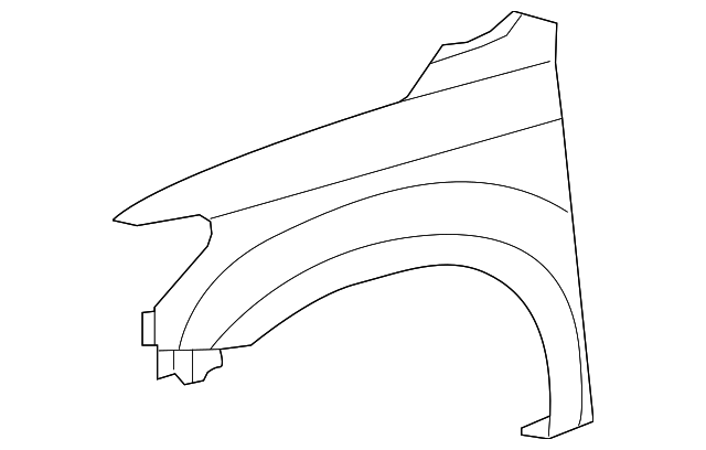 53802-0C170 - Fender - 2007-2022 Toyota | OEM Parts Quick