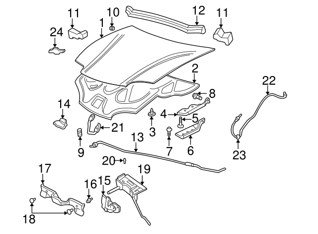 2000-2002 Chevrolet Cavalier Emblem 22613201 | OEM Parts Online