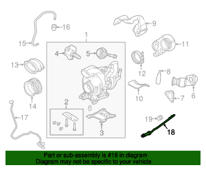 2011-2014 Ford Water Pipe BC3Z-9U469-A | OEM Parts Online