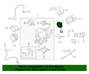 Genuine OEM Ford Part - Pipe Clamp BC3Z-8287-B | Genuine OEM Ford Parts ...