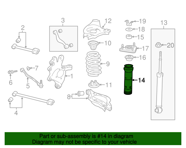 2013-2021 Lexus Bumper 48341-30170 | OEM Parts Online