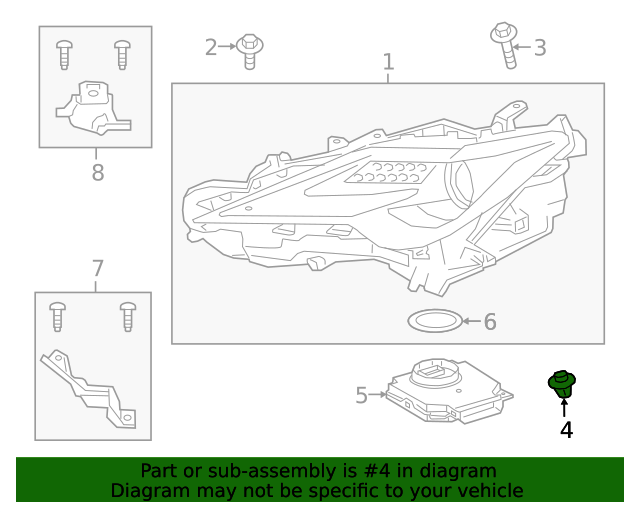 90189-06238 - Headlamp Assembly Grommet - 2018-2023 Lexus | MyLexusParts