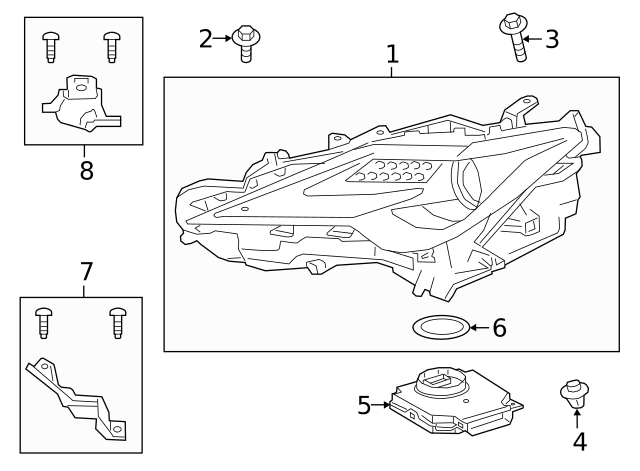 90189-06238 - Headlamp Assembly Grommet - 2018-2023 Lexus | MyLexusParts