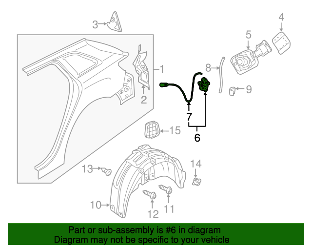 2016-2021 Audi Fuel Filler Door Lock Actuator 8V4-862-153-D | Genuine ...