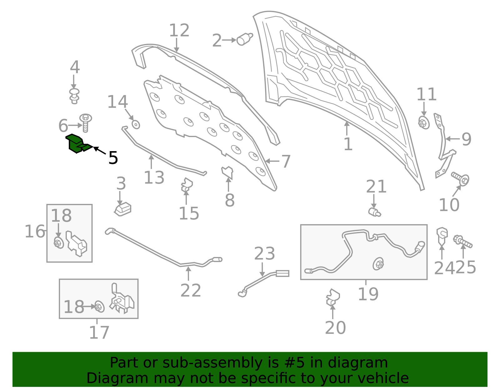 Genuine OEM Ford Part - Bumper Bracket KS7Z-16758-A | Genuine OEM Ford ...