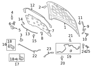 2017-2020 Ford Bumper Bracket - Passenger Side (RH) KS7Z-16758-B ...