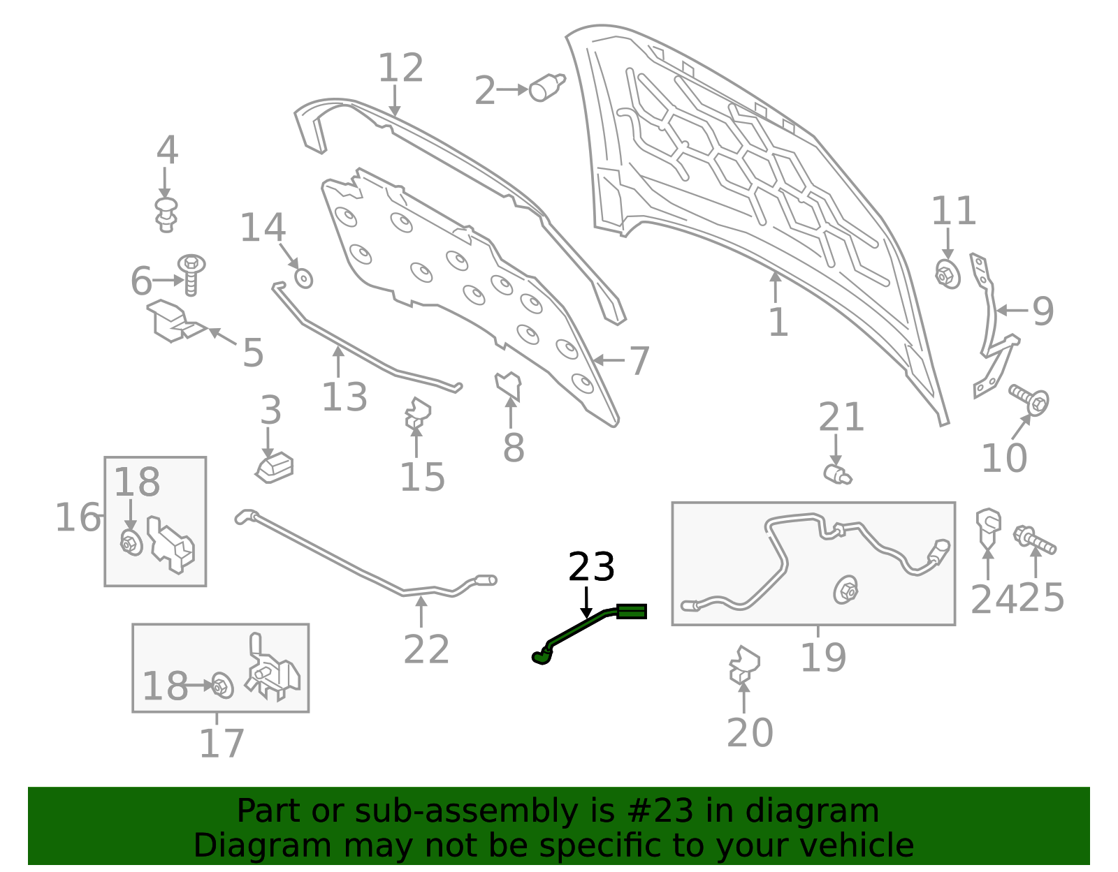 2013-2016 Ford Fusion Release Cable Extension DS7Z-16916-A | Ford OEM ...