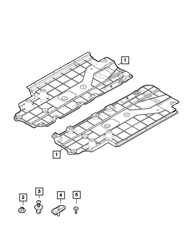 2012-2022 Mopar Plastic Snap-In Nut 6510405AA | Mopar Estores