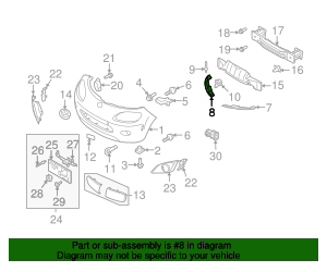 2006-2015 Mazda MX-5 Miata Outer Support NE51-50-1A1B | OEM Parts Online