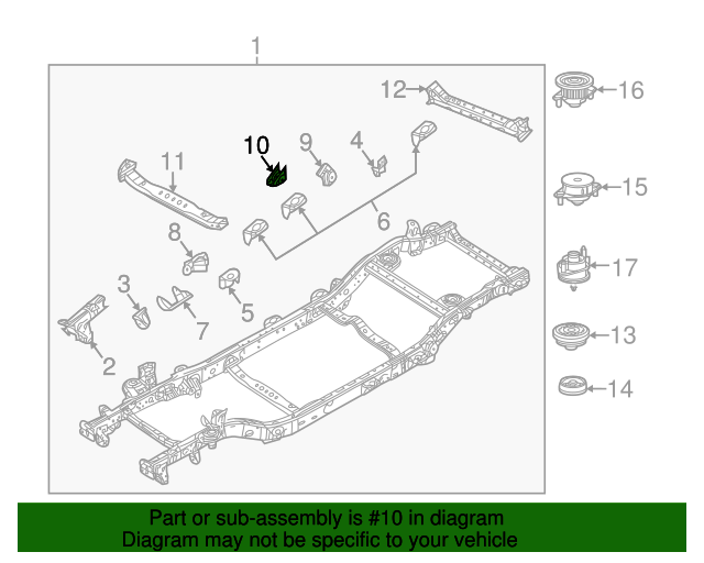 2018-2020 Jeep Wrangler Control Arm Bracket 68394640AA | TascaParts.com