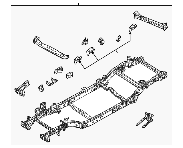 2018-2023 Jeep Wrangler Frame Assembly 68495556AC | Mopar Parts Canada