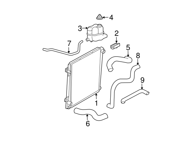 2006-2010 Ford Reservoir Tank 8L2Z-8A080-B | OEM Parts Online