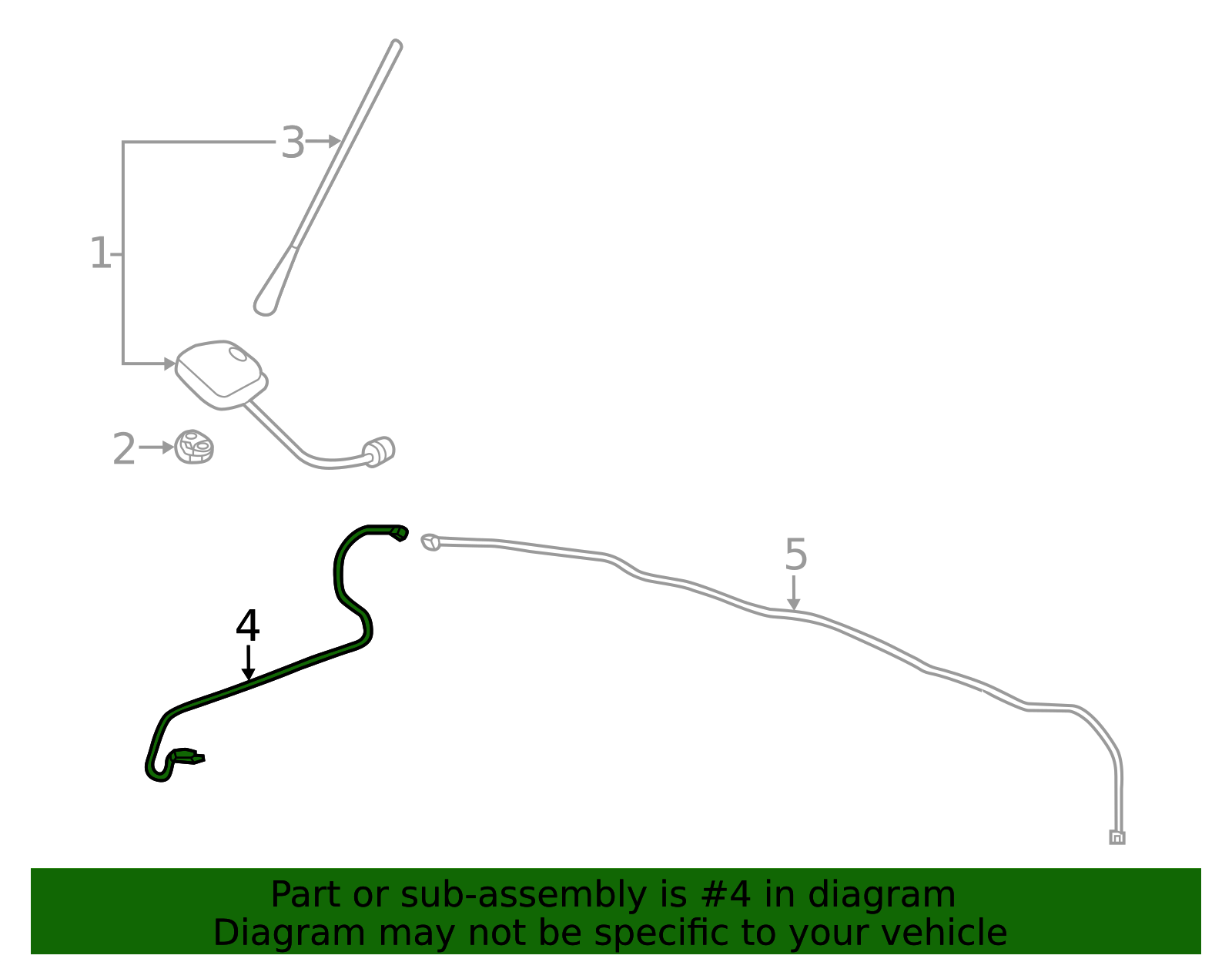 2020-2021 Nissan Kicks Antenna Cable 28241-5RW0B | Temecula Nissan Parts