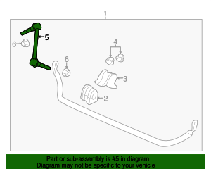 92253276 - OEM GM Stabilizer Link | GMPartsCenter.net | GM Parts Center