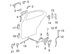 221-760-02-20-9999 - Exterior Door Handle Cover 2007-2013 Mercedes-Benz ...